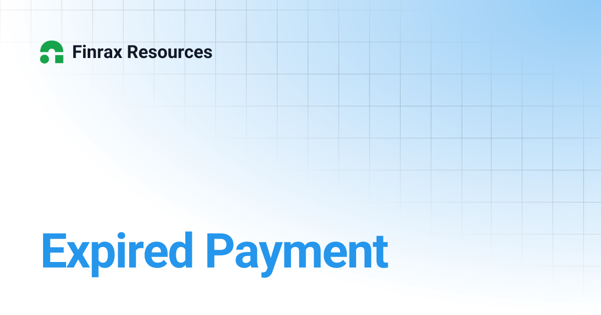 Expired Payment | Finrax Resources